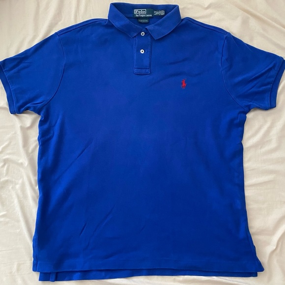 Polo Ralph Lauren | Shirts | Polo Ralph Lauren Mens Polo Large Blue ...